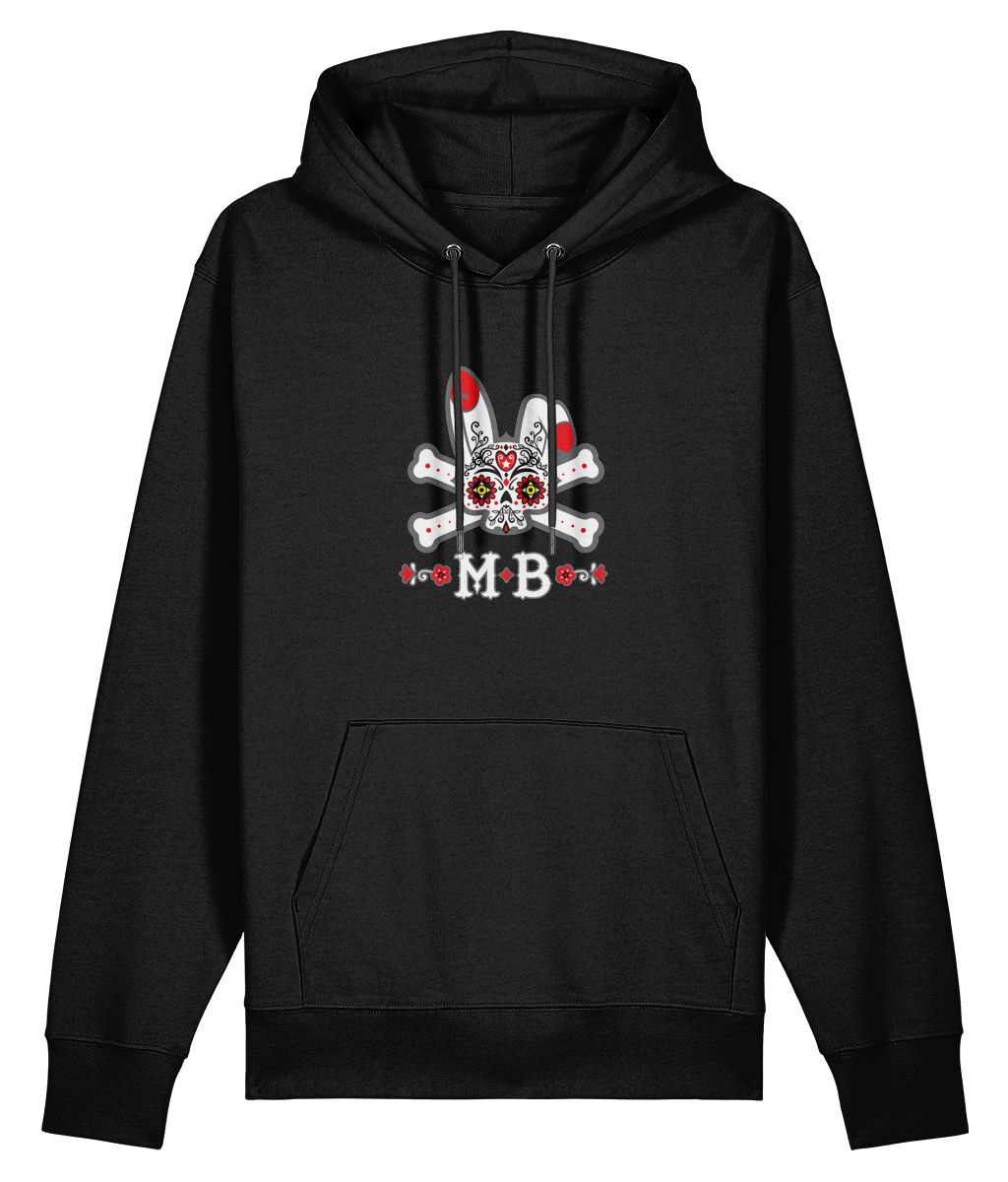MB 'GET LUCKY' BLACK HOODIE – Mortal Bunny Merch Store